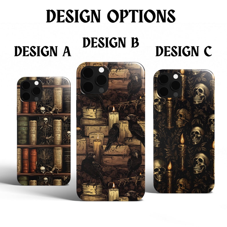 Magsafe Dark Academia Tough Phone Case Edgar Allan Poe Inspired Phone ...