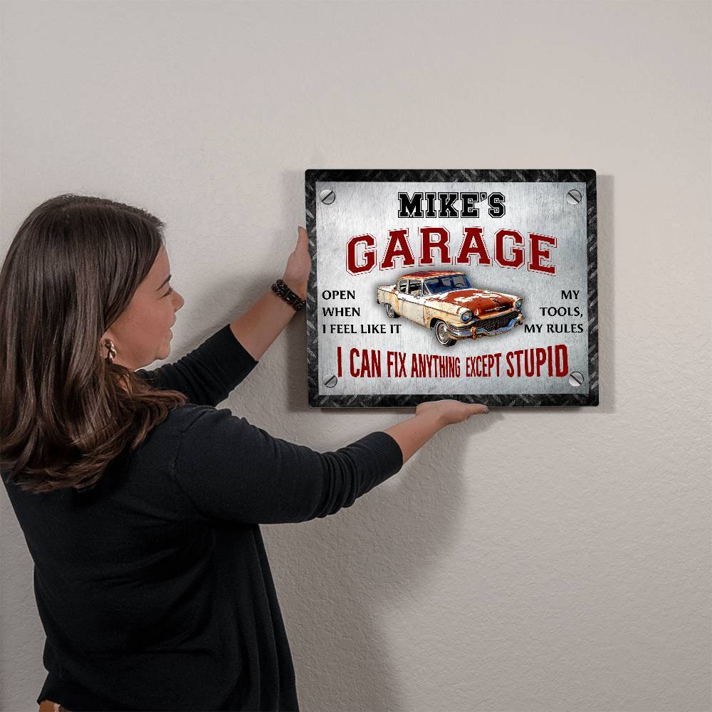 Personalized Auto Repair Sign | Custom Mechanic Garage Signs | Rustic ...