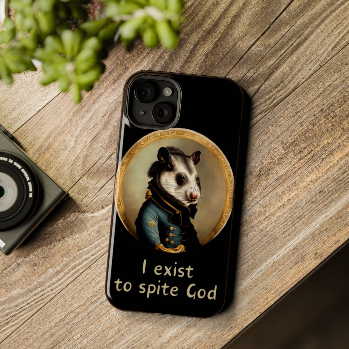 Possum Lover Magsafe iPhone Case I Exist to Spite God Tough Phone Case ...