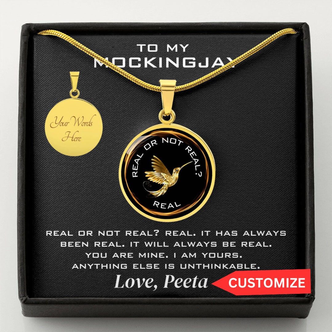 Mockingjay Necklace for Her Personalized Hunger Games Inspired Necklace ...