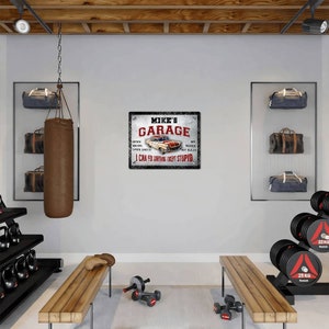 Personalized Auto Repair Sign | Custom Mechanic Garage Signs | Rustic ...