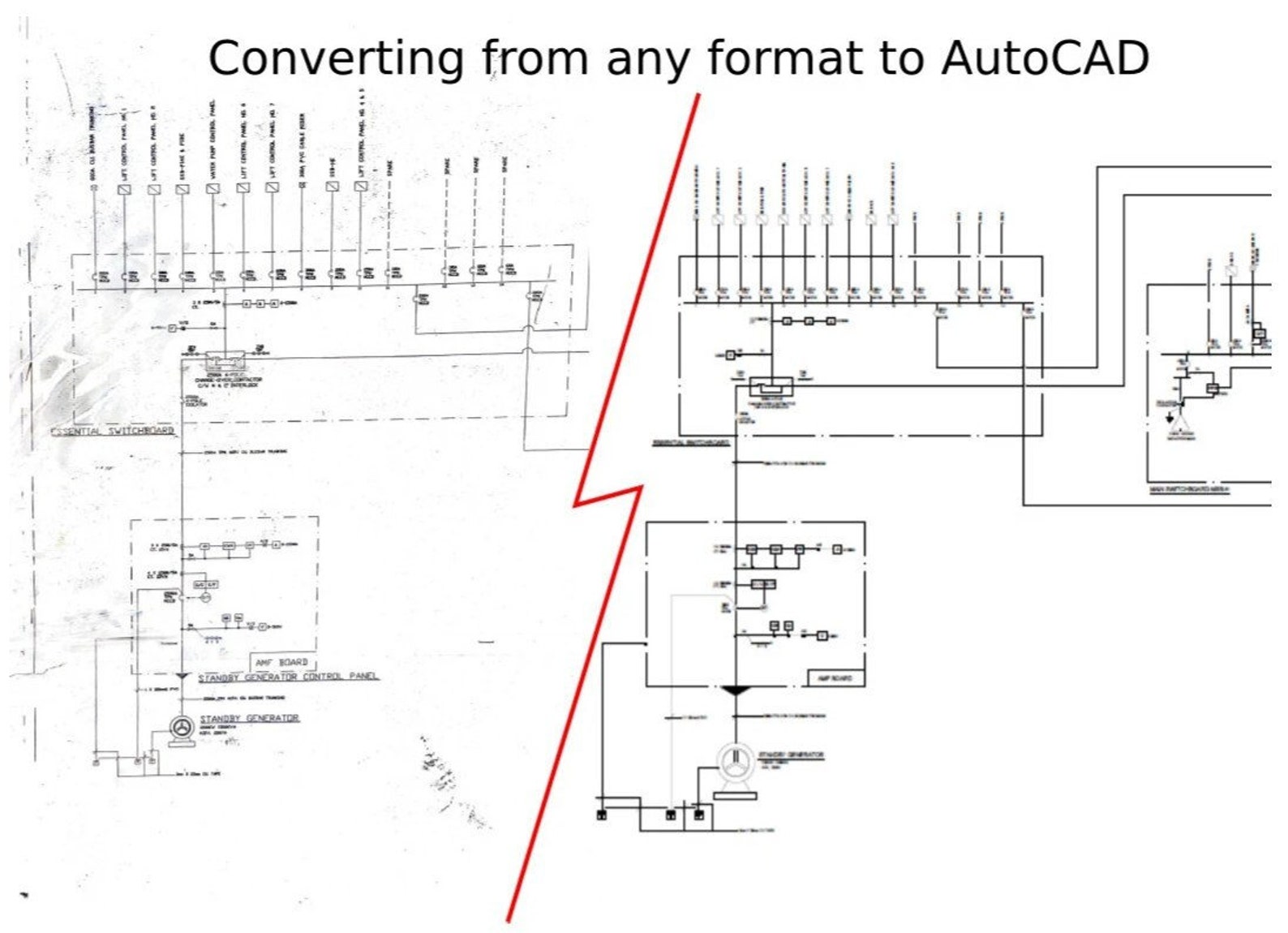 2d Electrical Design, Redraw Electrical Plan, Redraw Electrical Design ...
