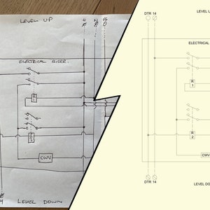 2d Electrical Design, Redraw Electrical Plan, Redraw Electrical Design ...
