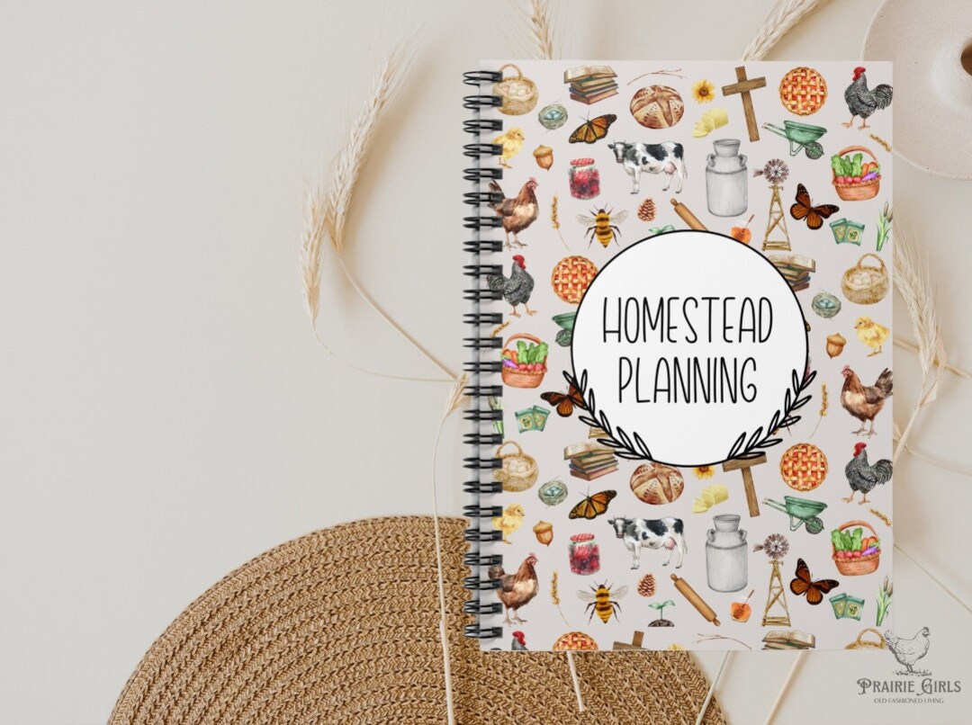 Homestead Planning Ruled Lined Notebook Homestead Farm Chores ...