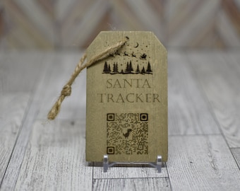 Santa Tracker Ornament With QR Code, Santa Tracker, QR Code Tracker for ...