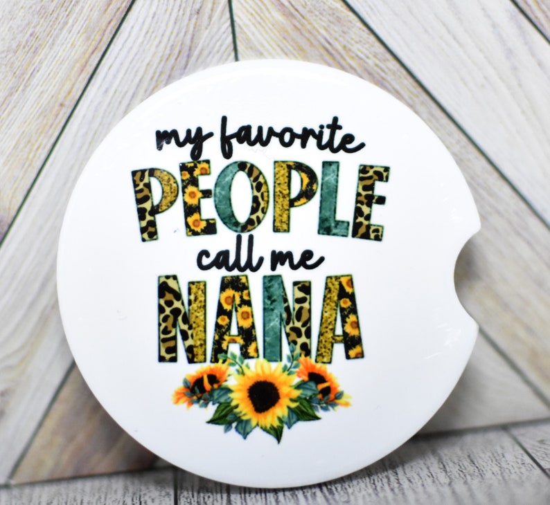 Grandparent Car Coasters - Etsy