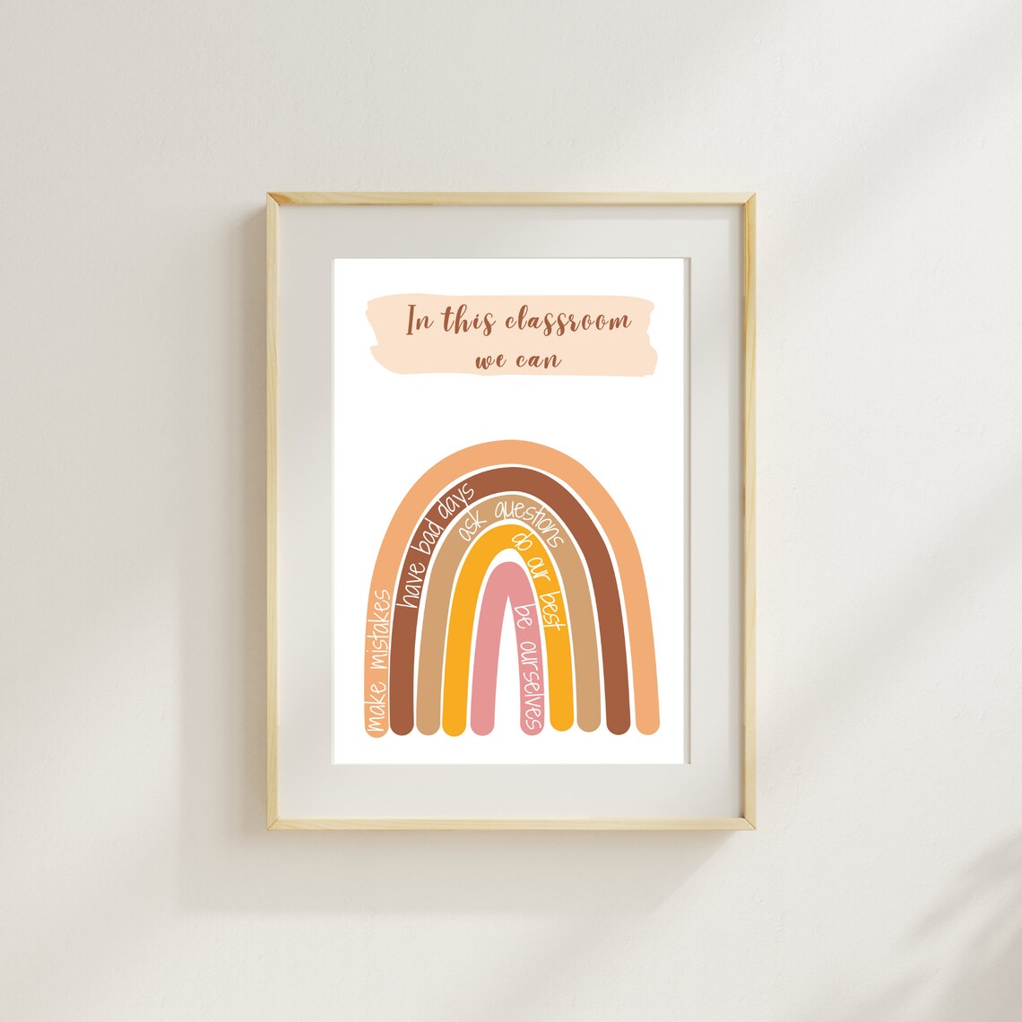 5 Boho Classroom Prints, 2 Editable Door Signs, Homeschool Decor ...