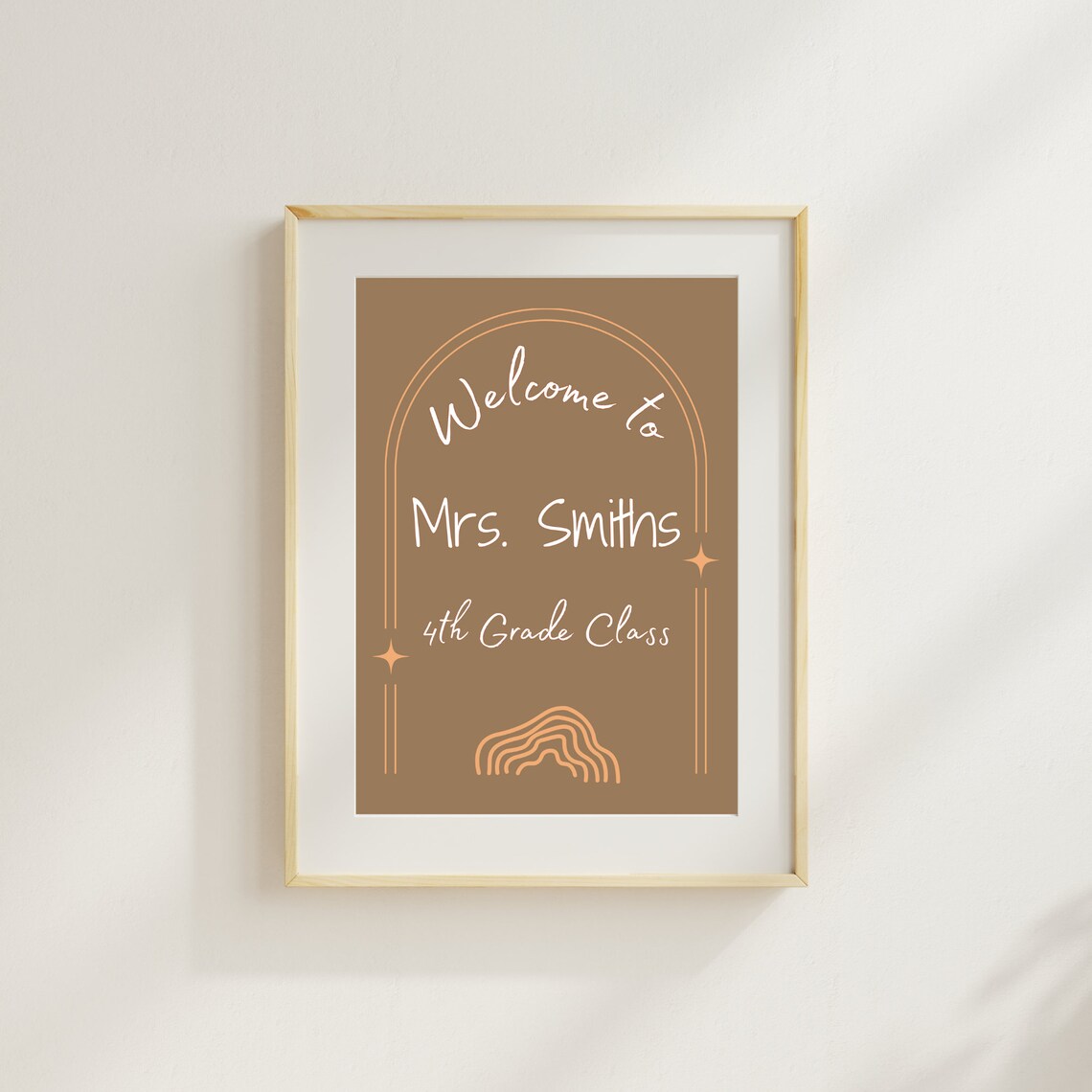 5 Boho Classroom Prints, 2 Editable Door Signs, Homeschool Decor ...