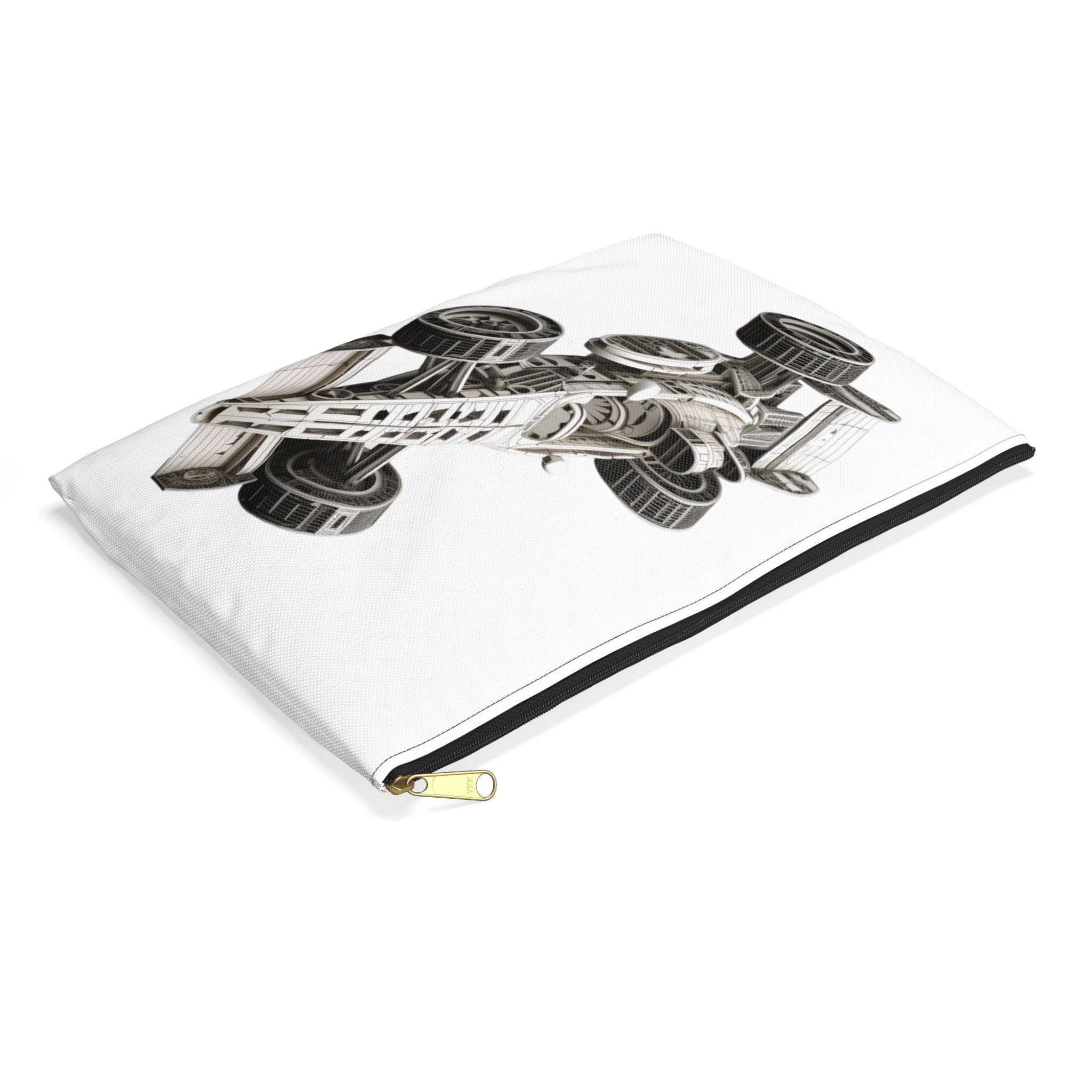 Zipper Bag Hotrod F1 Race Car Stock Roadster Classic Accessory Pouch ...