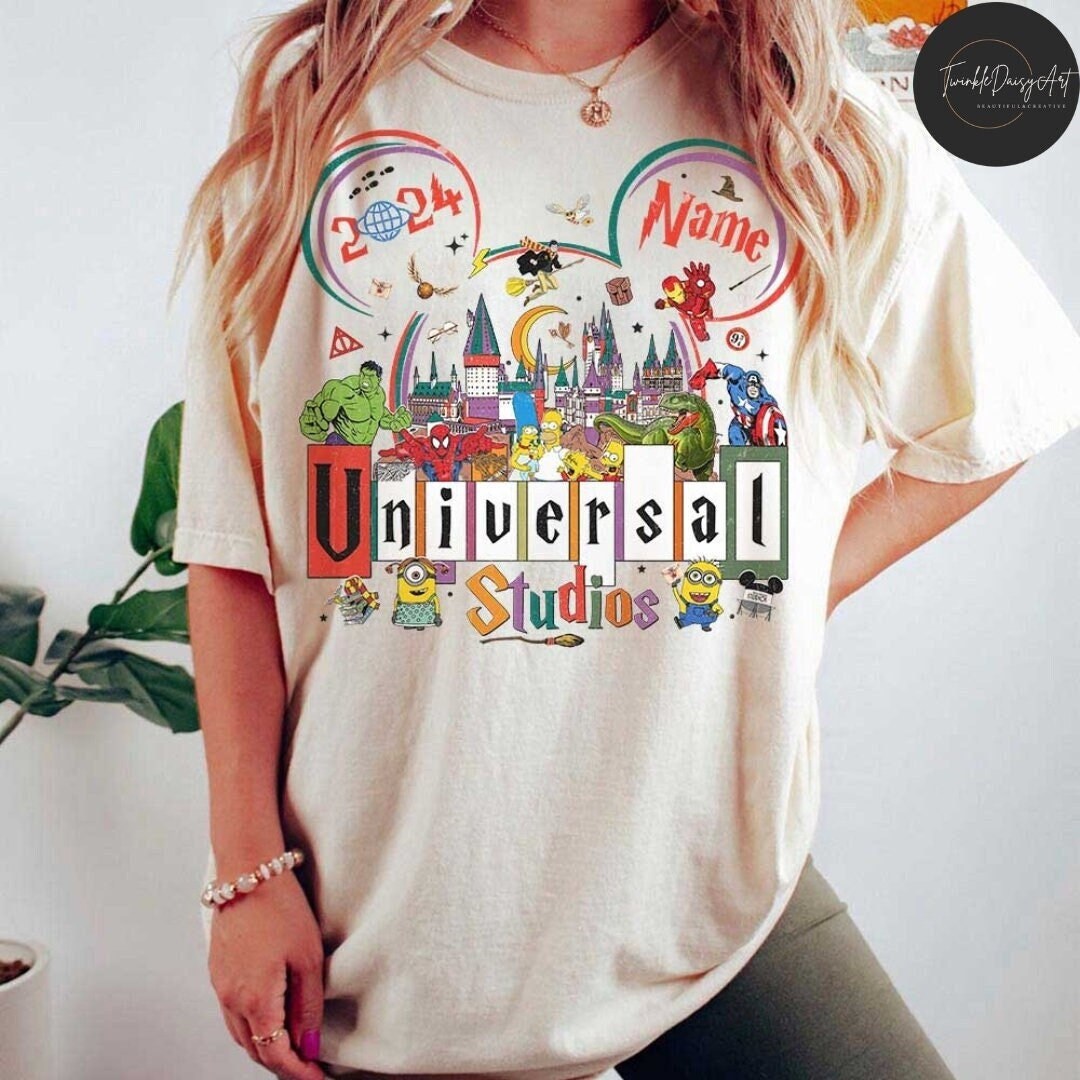 Personalized Universal Studios 2024 Shirt, Universal Studios Trip Shirt ...