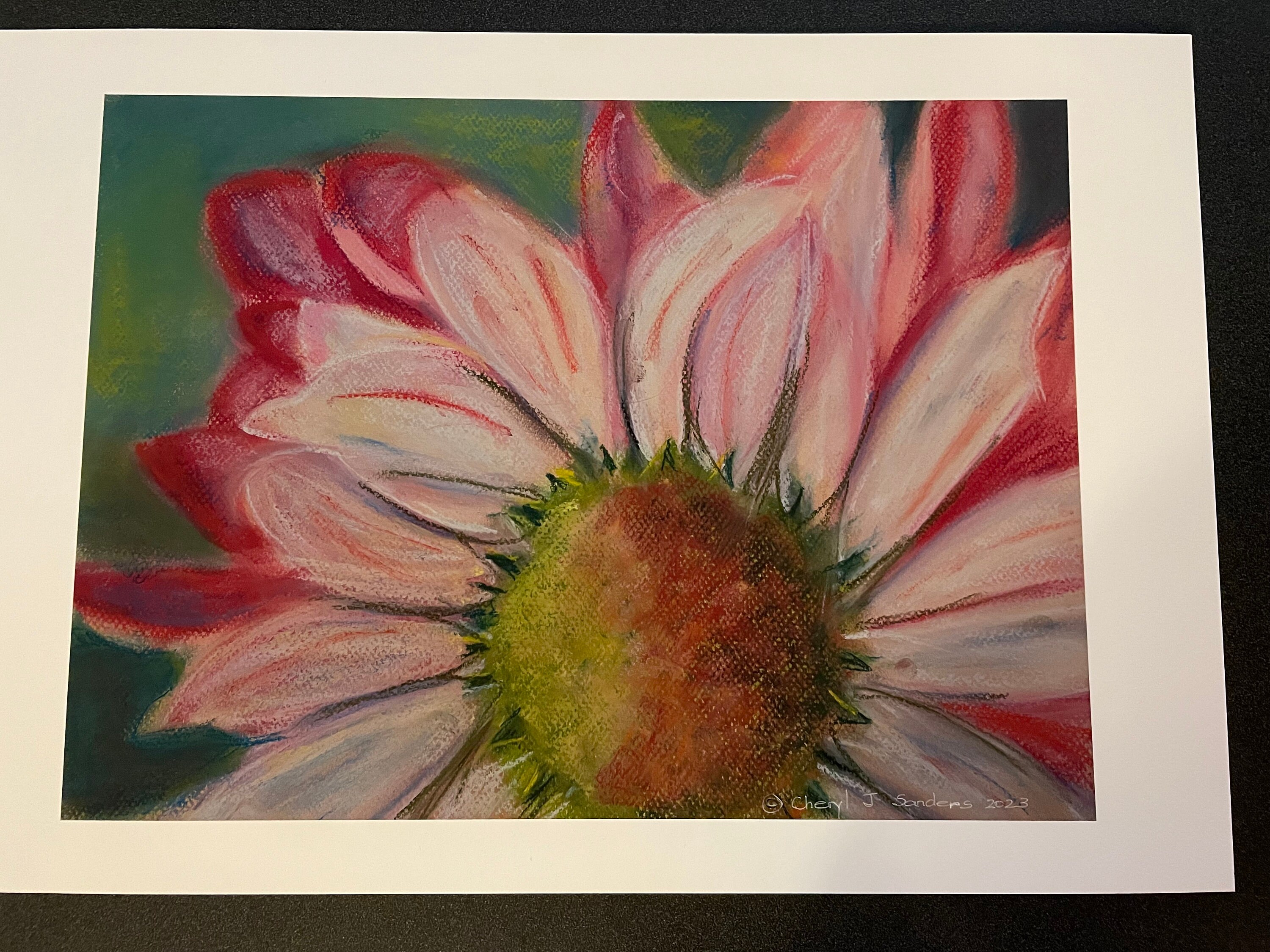 Spring Floral Print, Pink Daisy Print, Gift Idea, Flower Painting ...