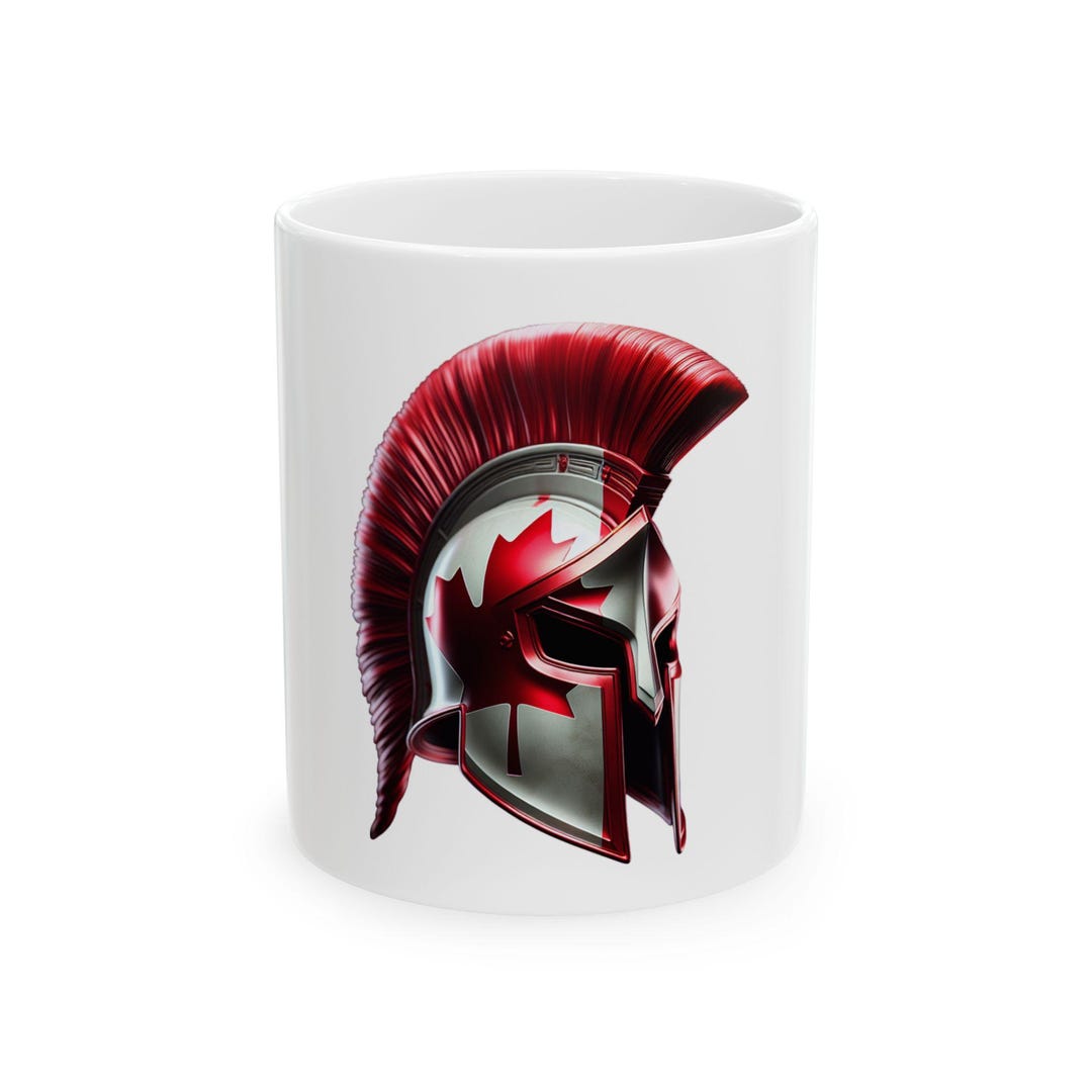 Warrior Spirit Ceramic Mug - Knight Design for Sports Fans, Coffee ...