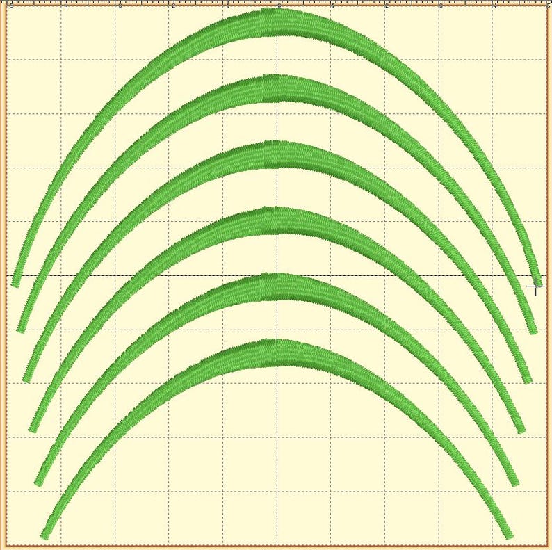 PES Embroidery Machine File. Ripples Collection Figure 3. 4x4 Hoop and ...