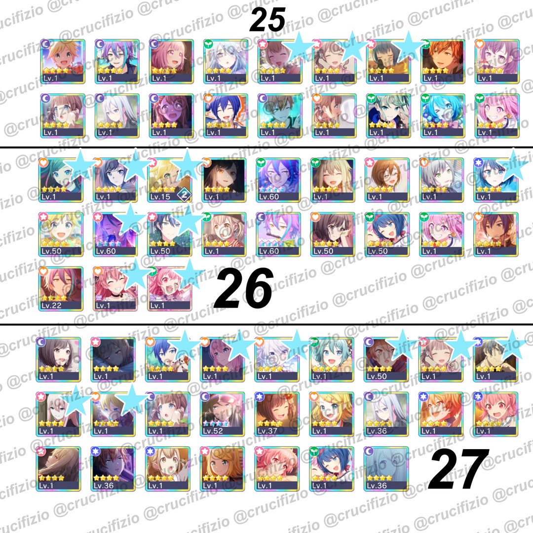 Project Sekai Colorful Stage PJSK Japanese Server Accounts - Etsy