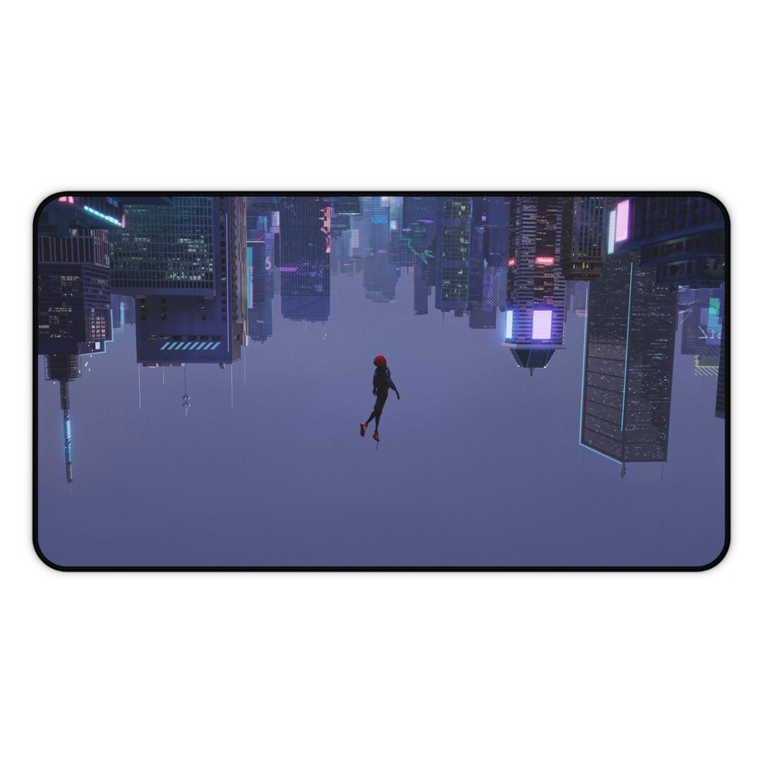 Spider Desk Mat Miles Man, Superhero, Large Extended Mousepad, Cartoon ...