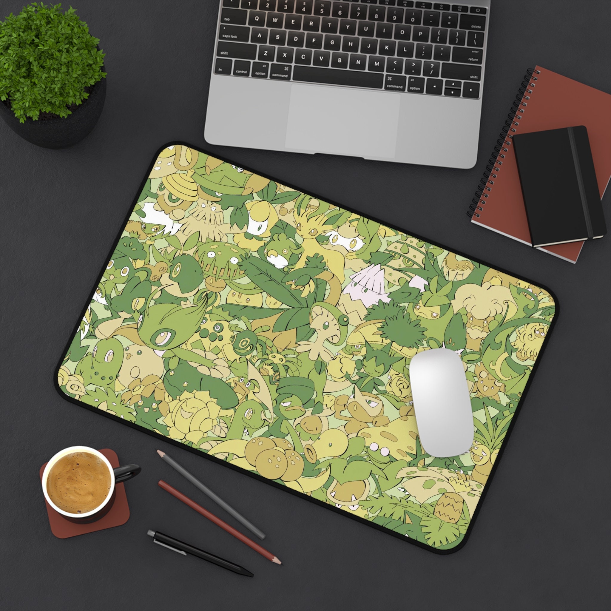 Grass Type Monsters PKM Desk Mat sold by Roundworm Mamoun | SKU ...