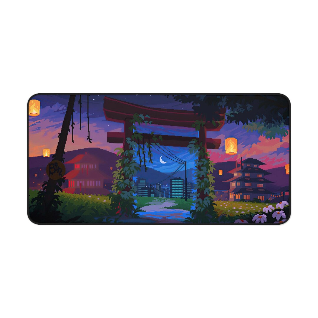 Japanese Shinto Shrine Desk Mat 3 Sizes Mouse Pad Desk Japan Gaming ...