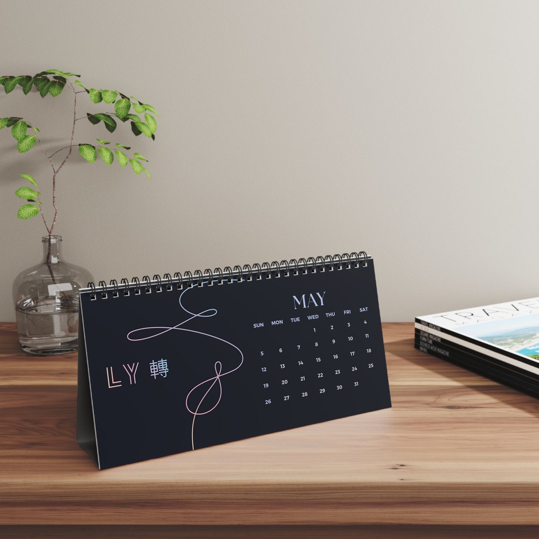 BTS Albums 2024 Desk Calendar Kpop Desk Calendar, Kpop 2024 New Year ...