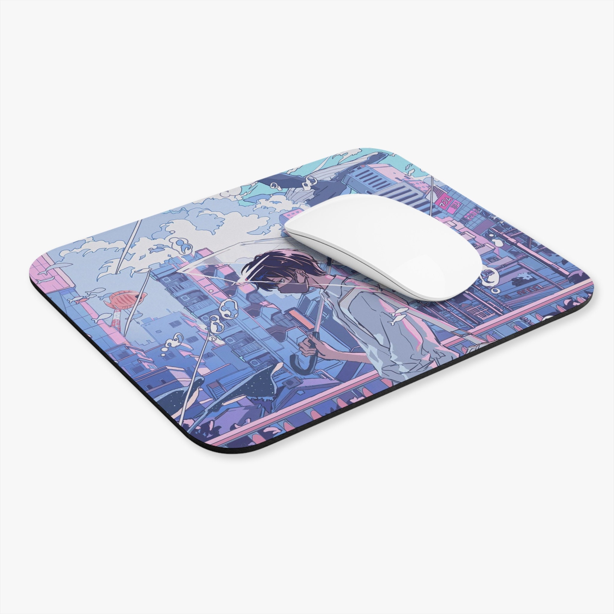 Anime Boy 9 X 8 Mouse Pad Japanese Anime Gift - Etsy