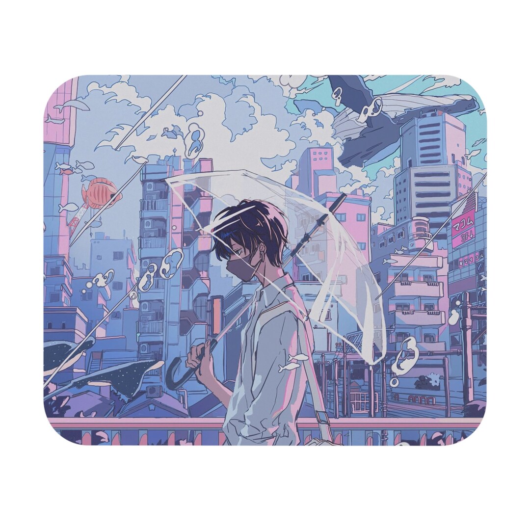 Anime Boy 9 X 8 Mouse Pad Japanese Anime Gift - Etsy