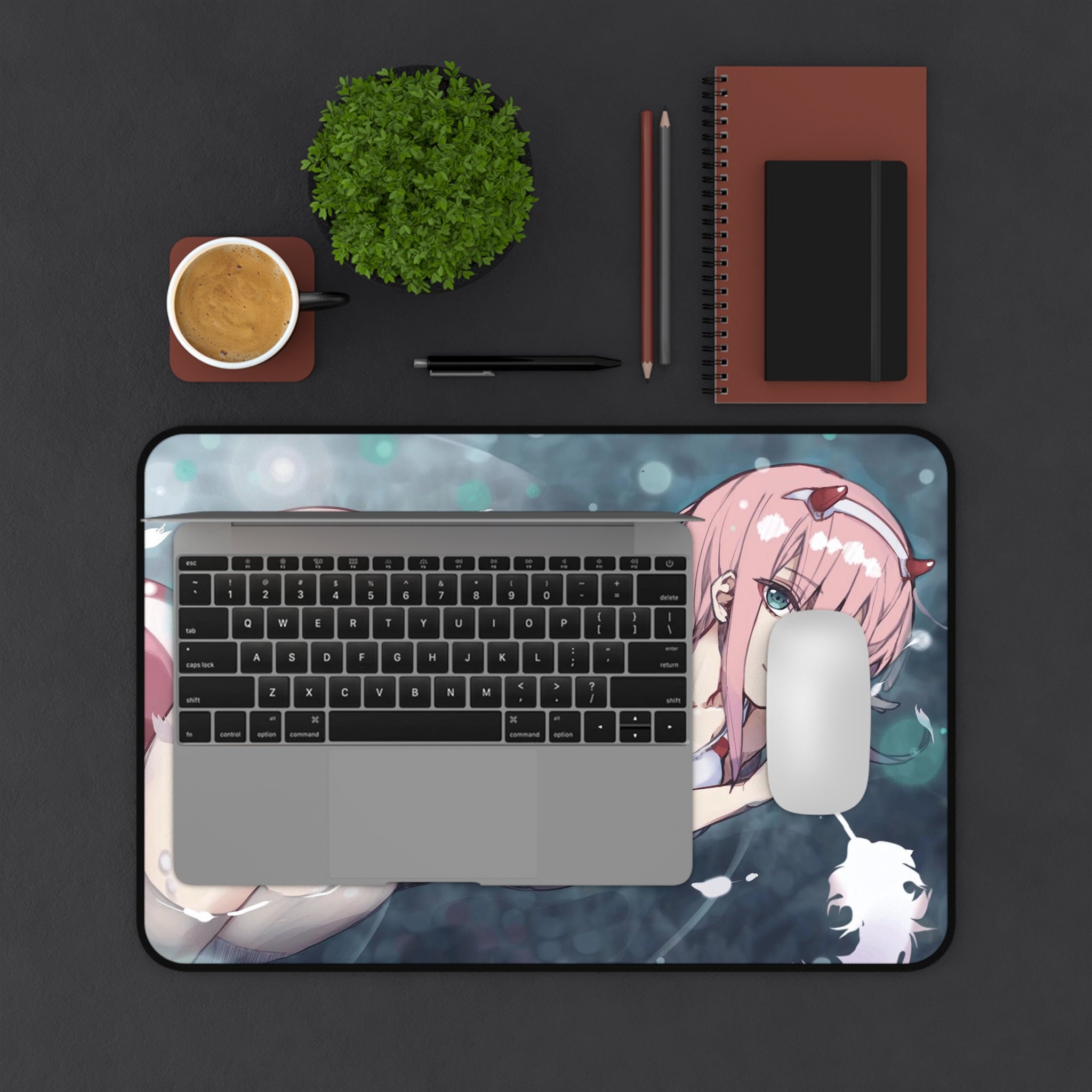 Waifu Anime Desk Mat 3 Sizes Zero Two Cute Large Extended - Etsy UK