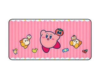 Pink Game Boy Kirby, Kawaii Kirby Mouse Pad, Cute Kirby, Custom ...