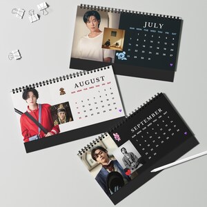 BTS 2024 Desk Calendar KPOP Gifts for Army Album Bt21 Jimin V Taehyung ...