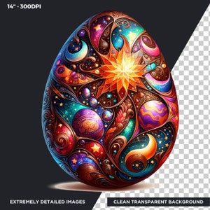 Easter Chocolate Clipart Bundle Featuring Easter Bunny, Easter Eggs ...