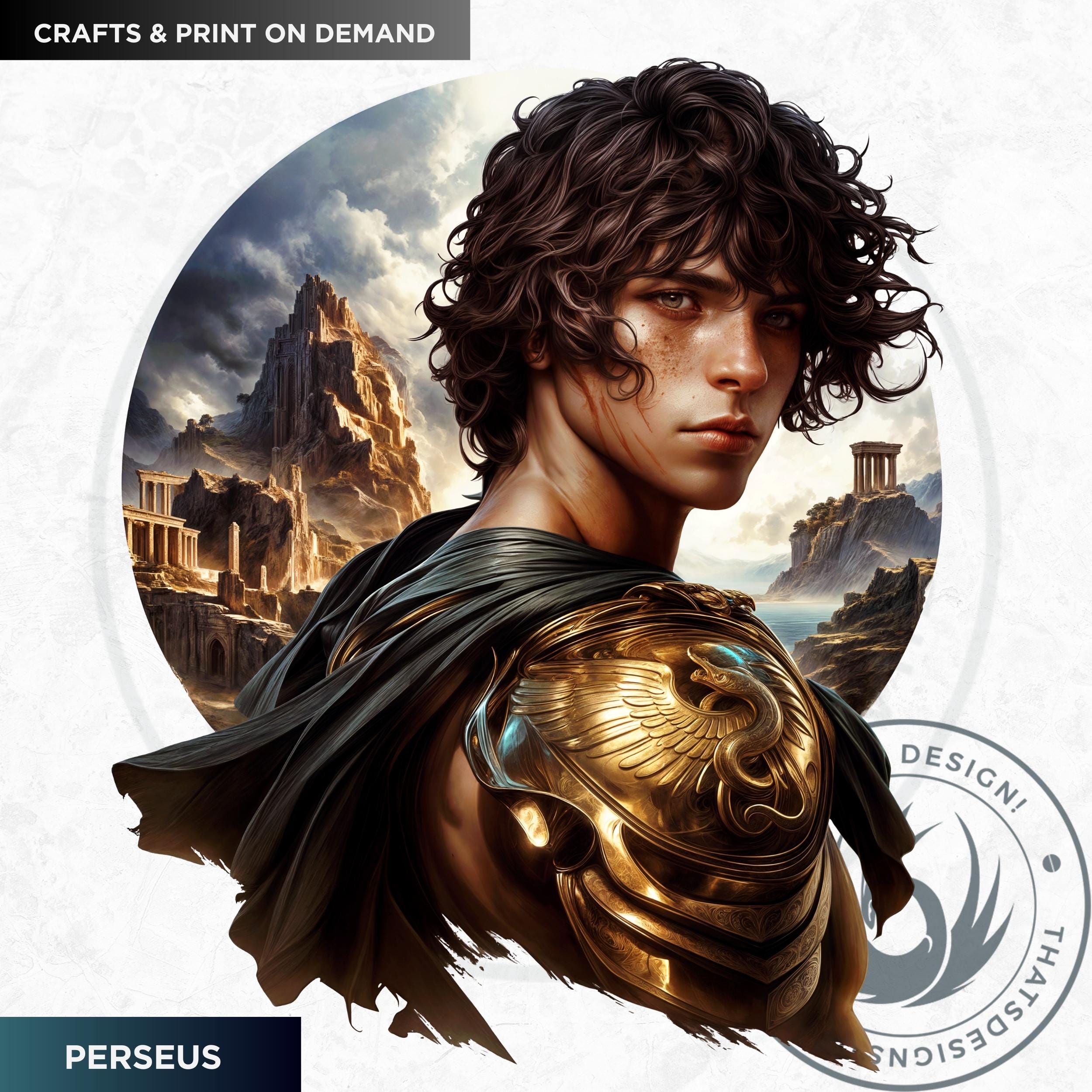 Greek Heroes Clipart: Hercules, Achilles, Perseus (digital Download ...