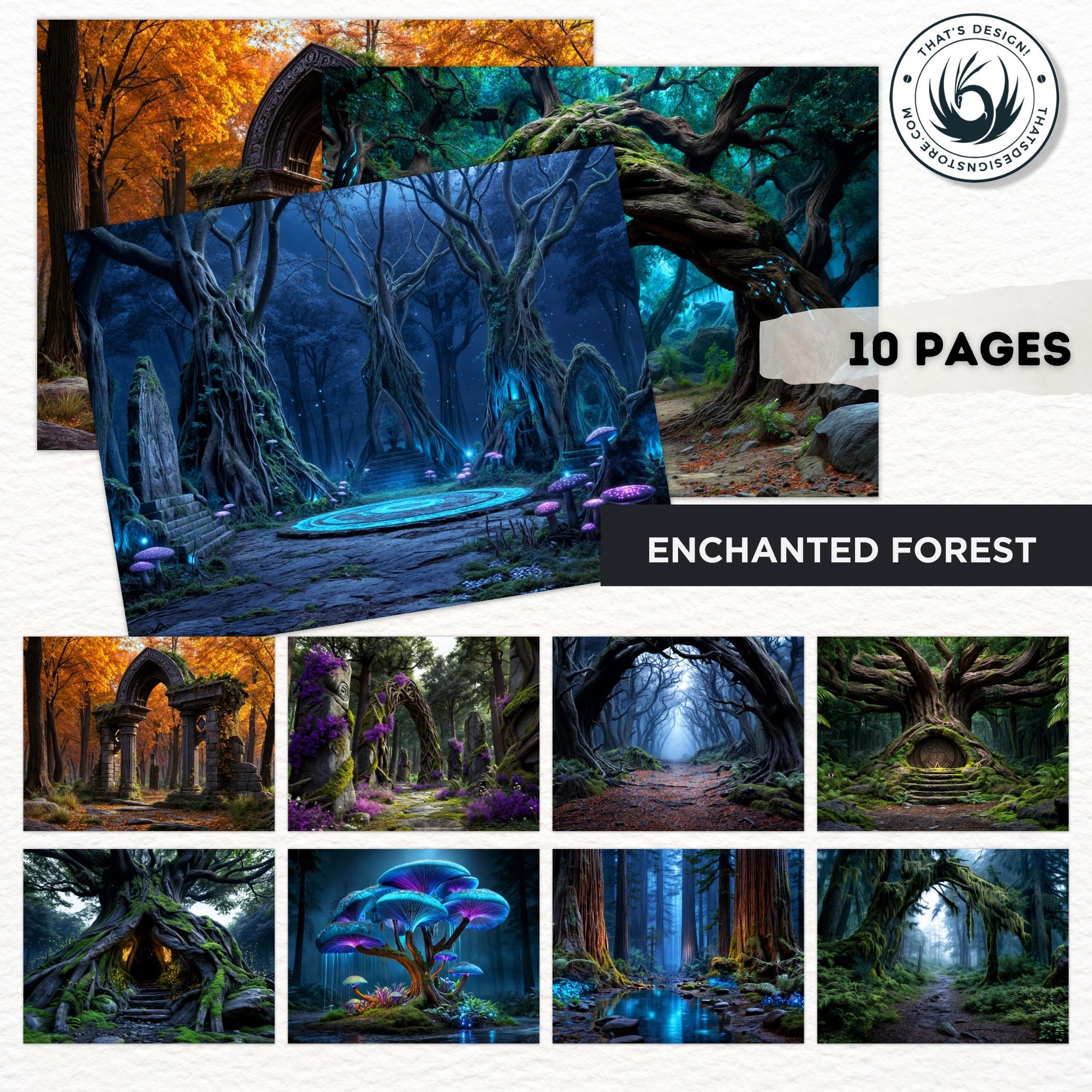 Dark Fantasy Digital Paper: Moody TTRPG Maps, RPG Backgrounds ...