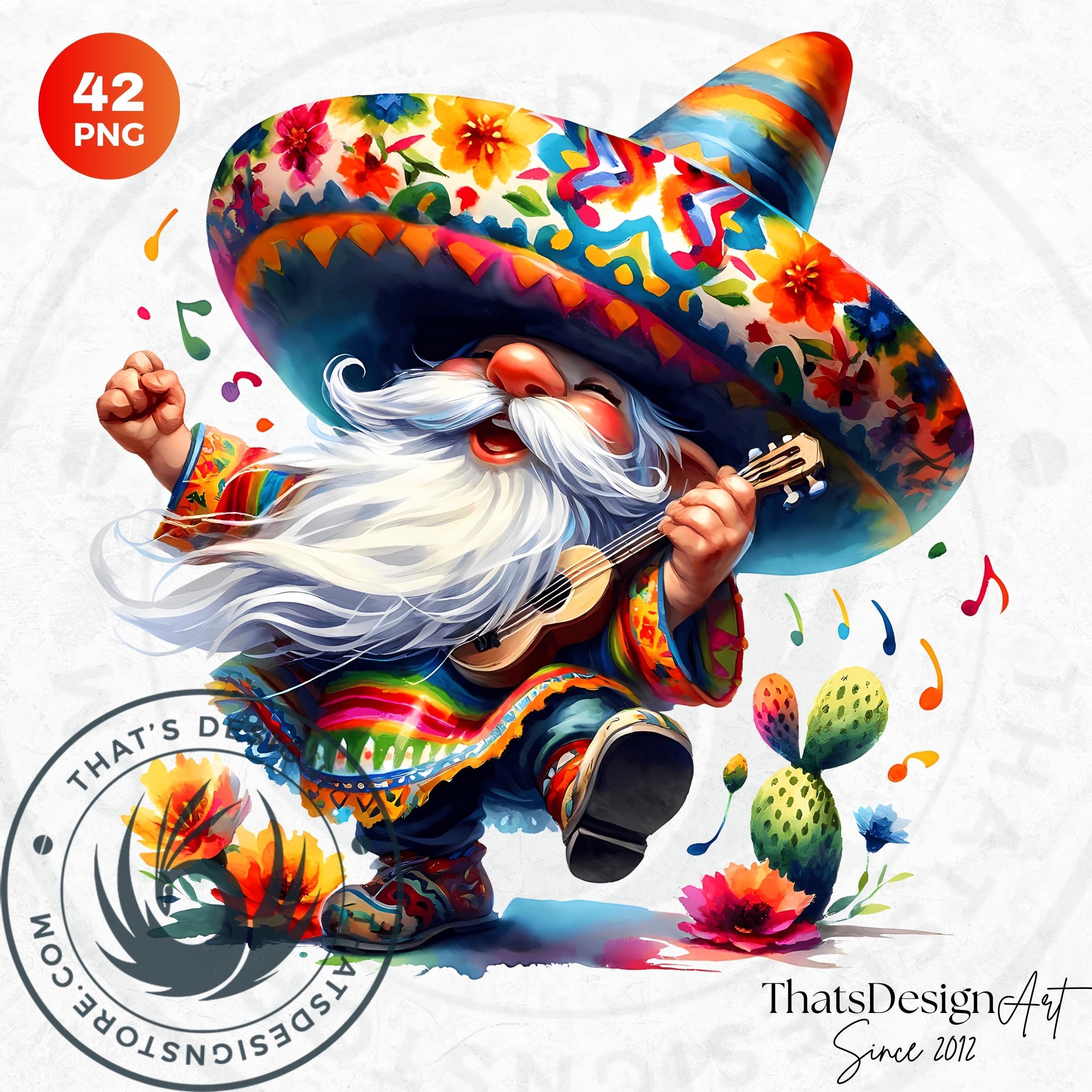 Cinco De Mayo Gnomes PNG Clipart Set: Mexican Fiesta Art (digital ...