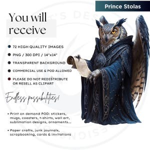 72 Ars Goetia Demons Clipart Set, Mythology Graphics, Dark Fantasy ...