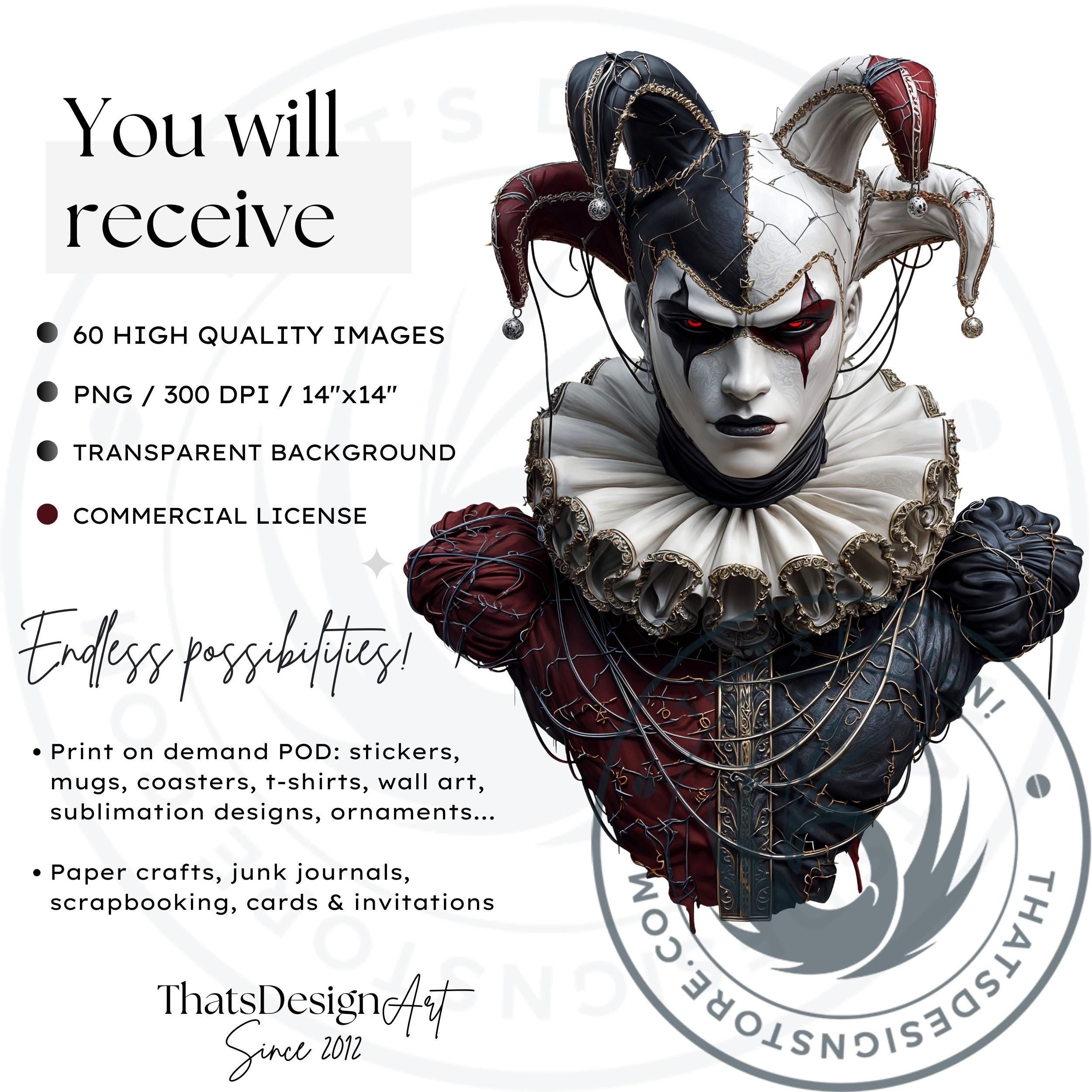 Dark Fantasy Character Clipart Set: Gothic Horror RPG Portraits (PNG ...