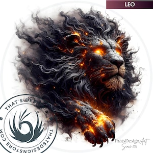 Ethereal Zodiac Signs Clipart Set: Fantasy Astrology, Horoscope Symbols ...