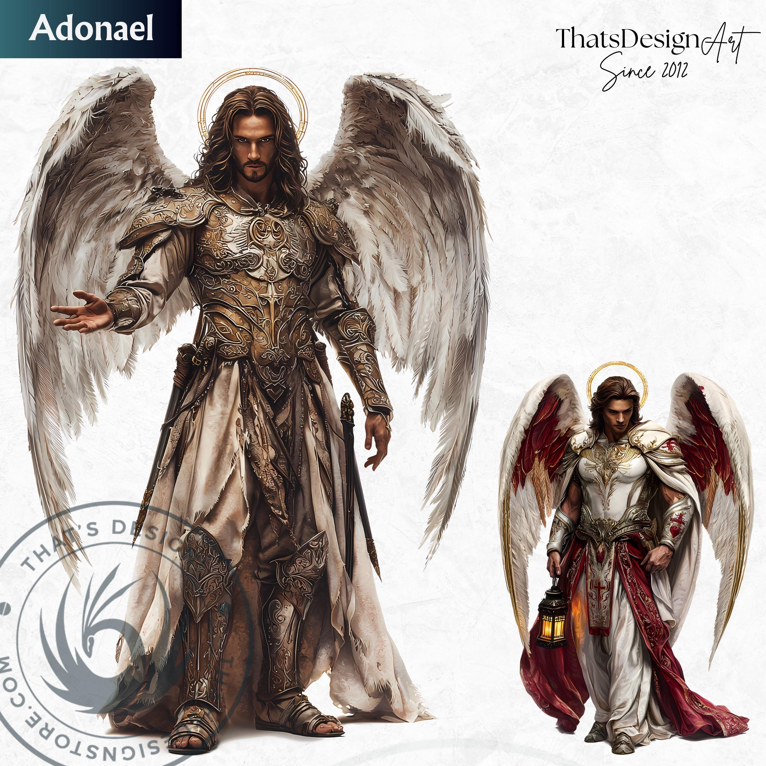 Conjunto de imágenes prediseñadas de arcángeles: ángeles cristianos ...