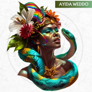 30 Voodoo God Goddess Clipart PNG, Voodoo Loas Mythology, Magical ...