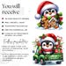 60 Christmas Penguin PNG Clipart Set, Winter Penguin Clipart, Baby ...