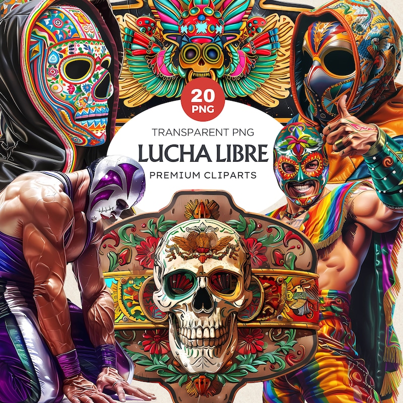 Luchador Mask Template - Etsy