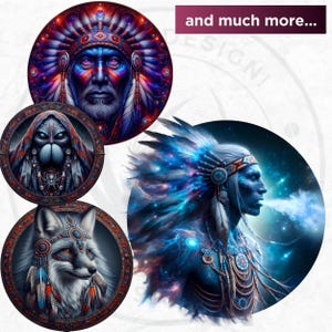 Native American Creator Gods Clipart Set, American Mythology, Hopi ...