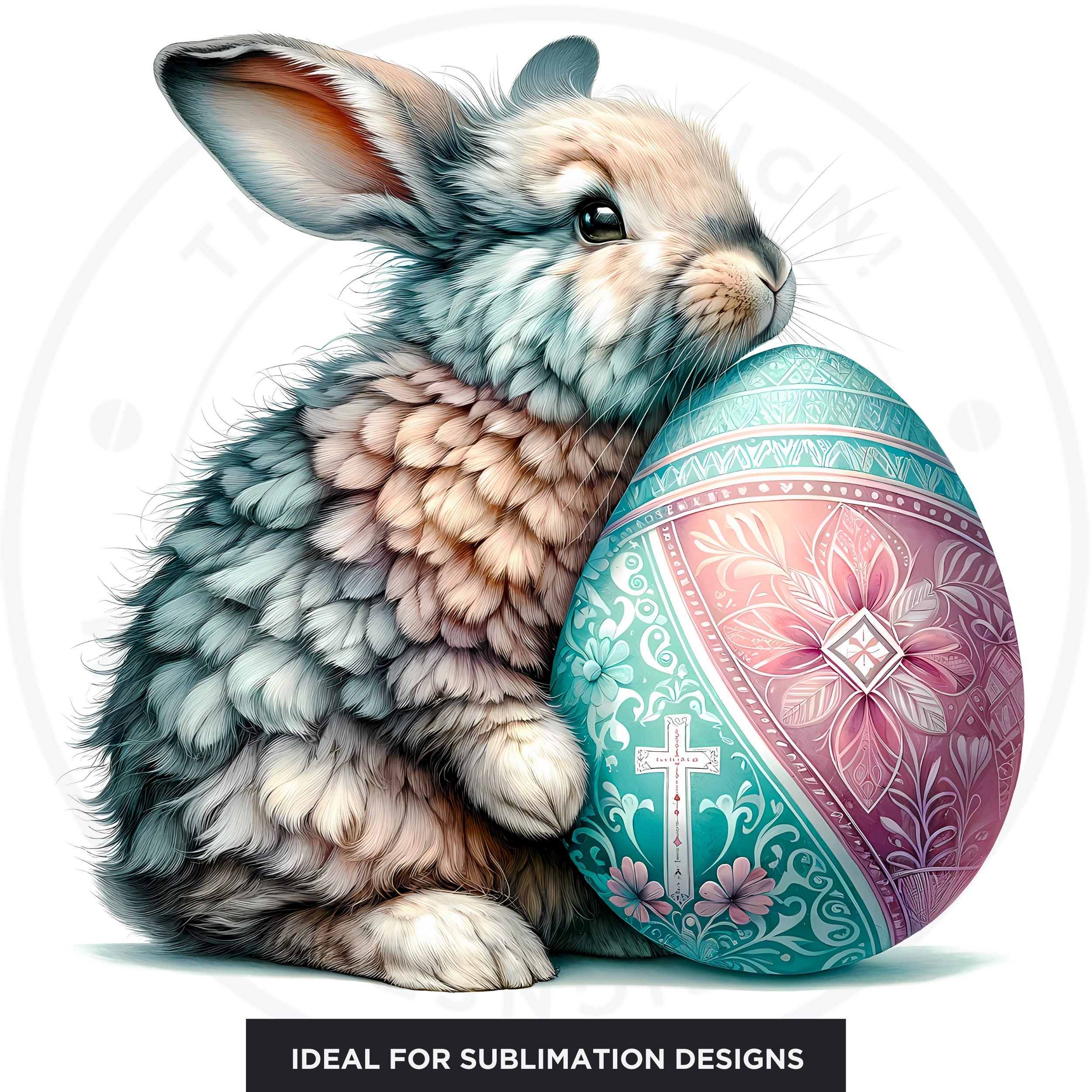 Easter Bunny Clipart Bundle: Spring PNG Graphics (commercial Use) - Etsy