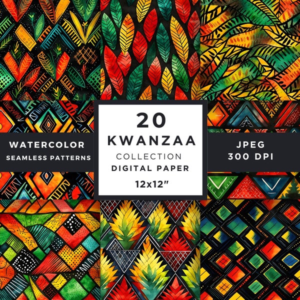 Kente Digital Paper - Etsy