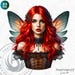 23 Western Boho Fairy Clipart Set, Gothic Fairies Clipart, Victorian ...
