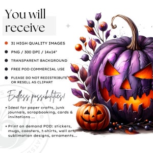 31 Halloween Pumpkin Clipart PNG | Jack O Lantern Png | Halloween ...