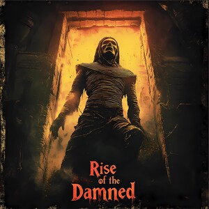 Pulp Mummy Digital Paper JPEG Set, Mummy Illustrations, Distressed ...