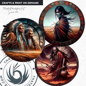 Native American Heroes Clipart Set, American Mythology, Iroquois, Hopi ...