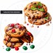 Christmas Cookies Png Clipart Set, Christmas Food Graphics, Christmas ...