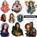 Baltic Gods and Goddesses Clipart: Mythology Art Set (PNG, Digital ...