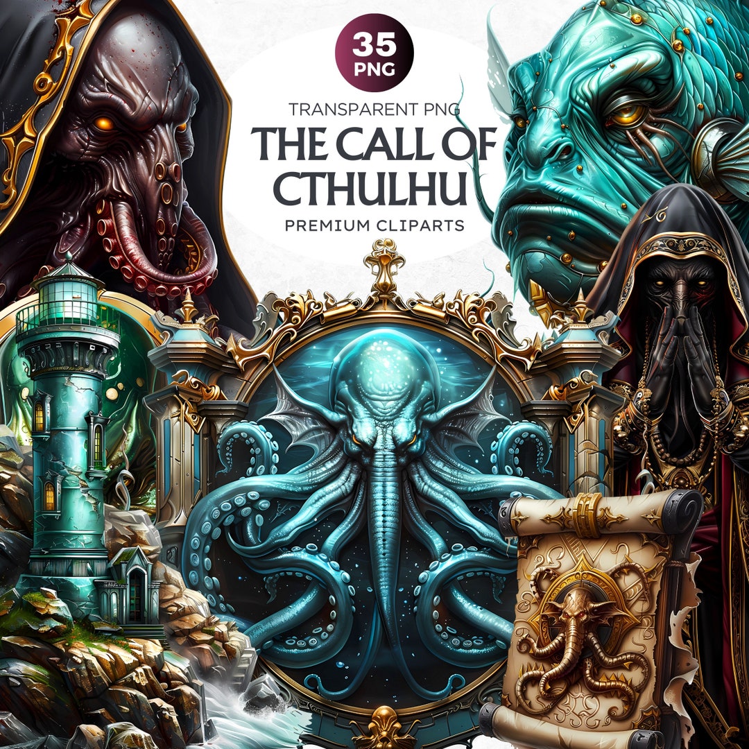 35 Cthulhu PNG Clipart,call of Cthulhu, Howard Phillips Lovecraft ...