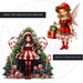 Cute Christmas Fairy PNG Clipart, Christmas Fairies, Winter Clipart ...