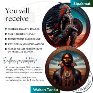 Native American Creator Gods Clipart Set, American Mythology, Hopi ...